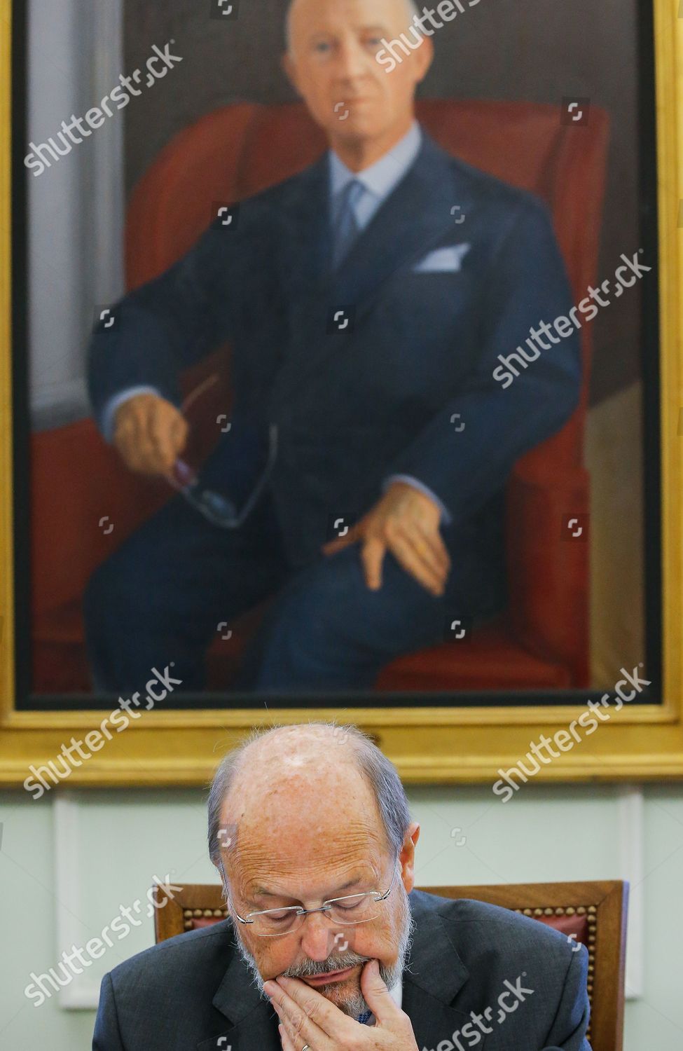 Belgiums National Bank Governor Luc Coene Editorial Stock Photo - Stock ...