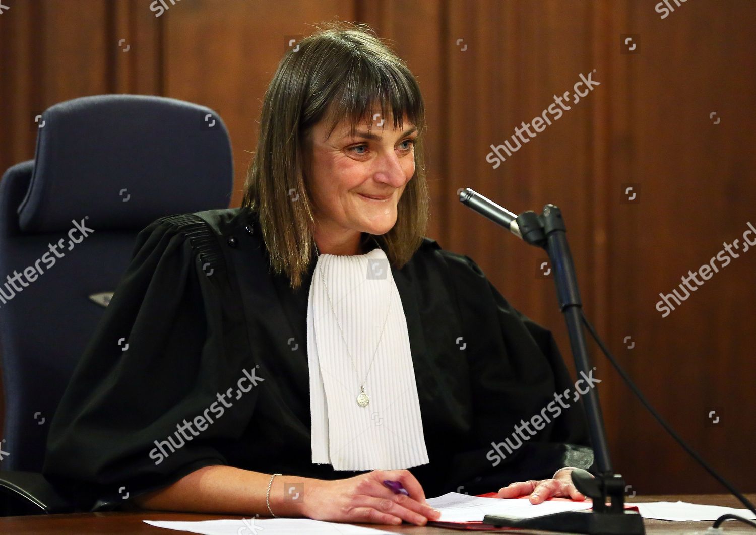 Chairwoman Court Judge Magali Clavie During Editorial Stock Photo ...