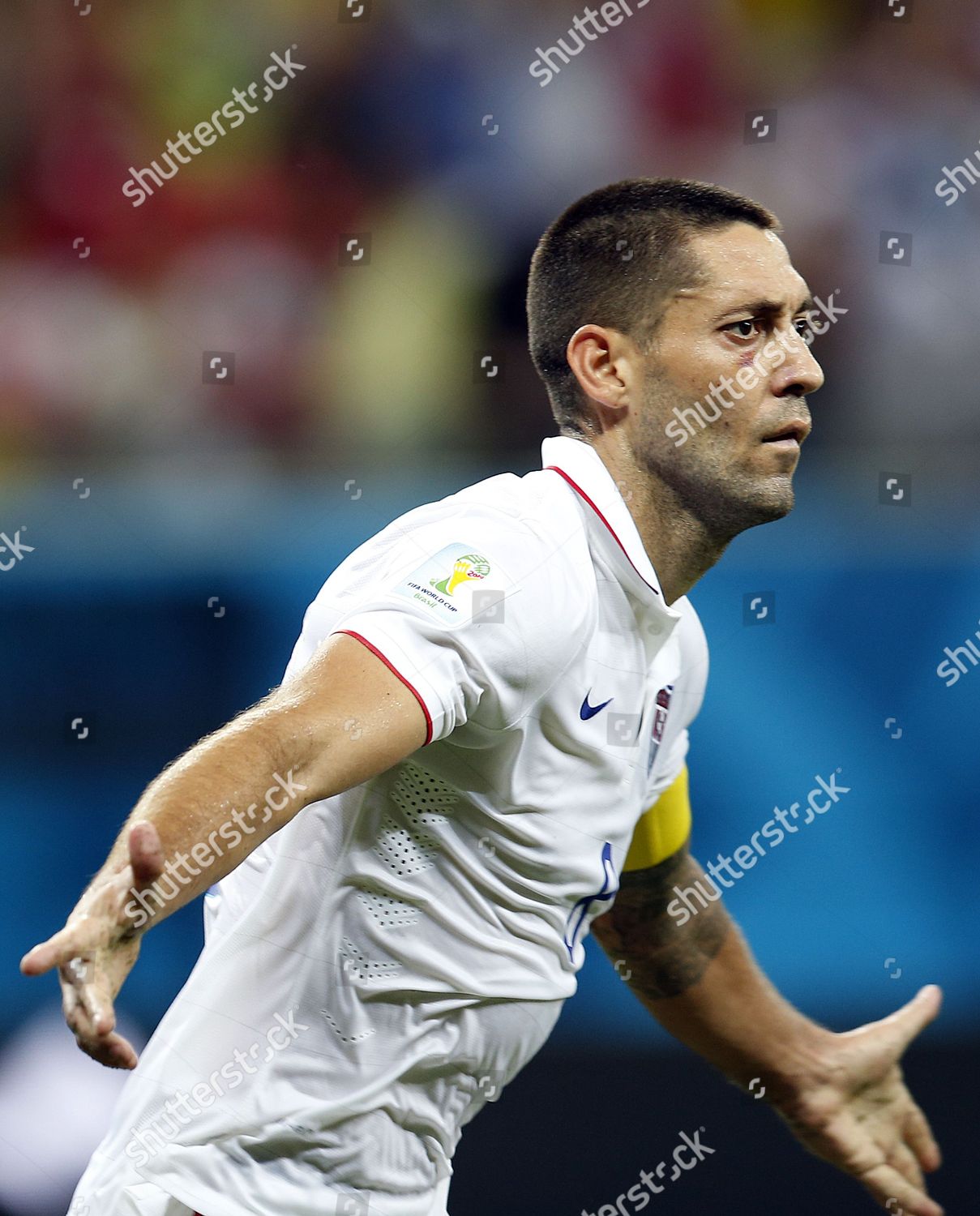 Clint Dempsey Usa Celebrates After Scoring Editorial Stock Photo ...