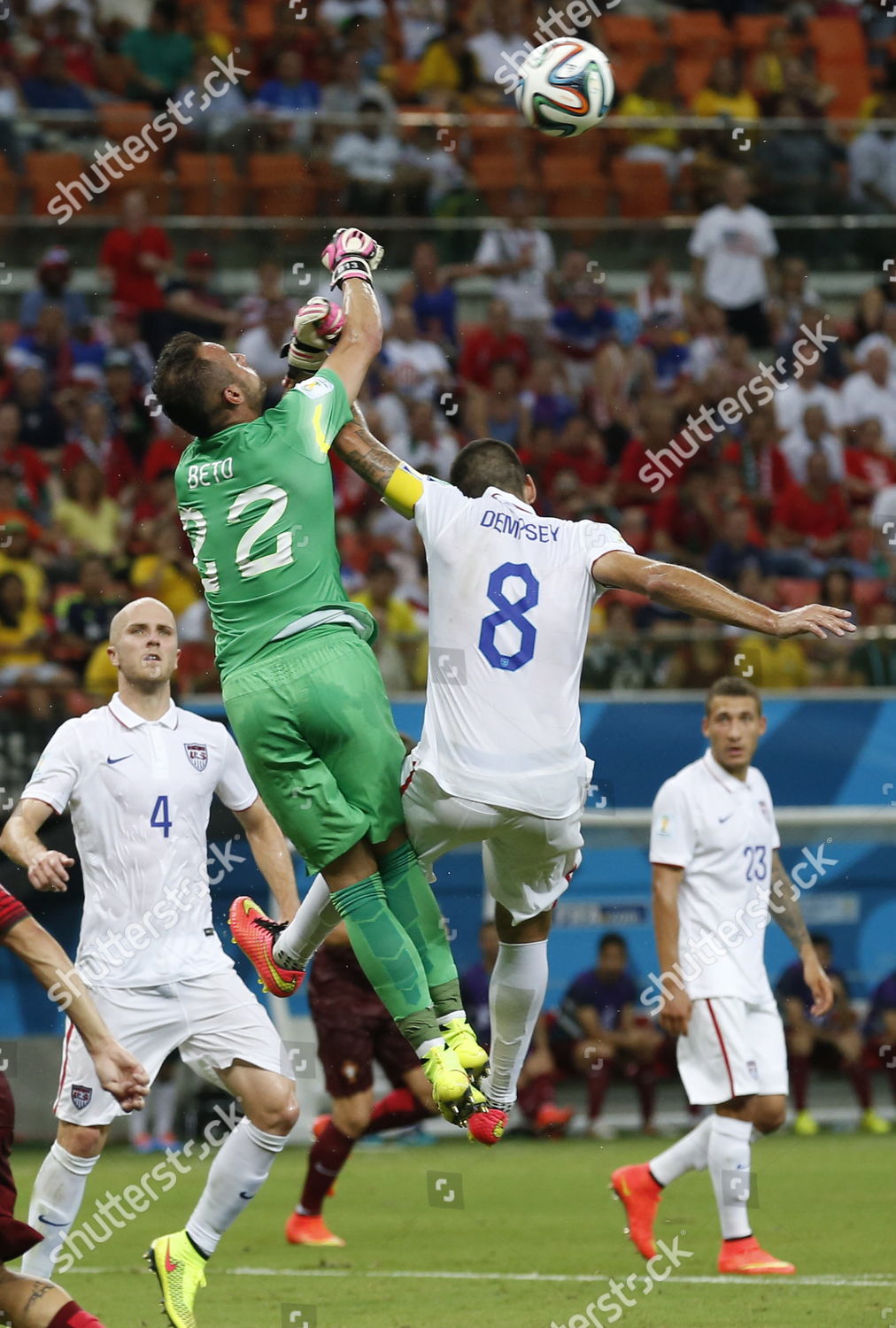Goalkeeper Beto L Portugal Action Clint Editorial Stock Photo - Stock ...