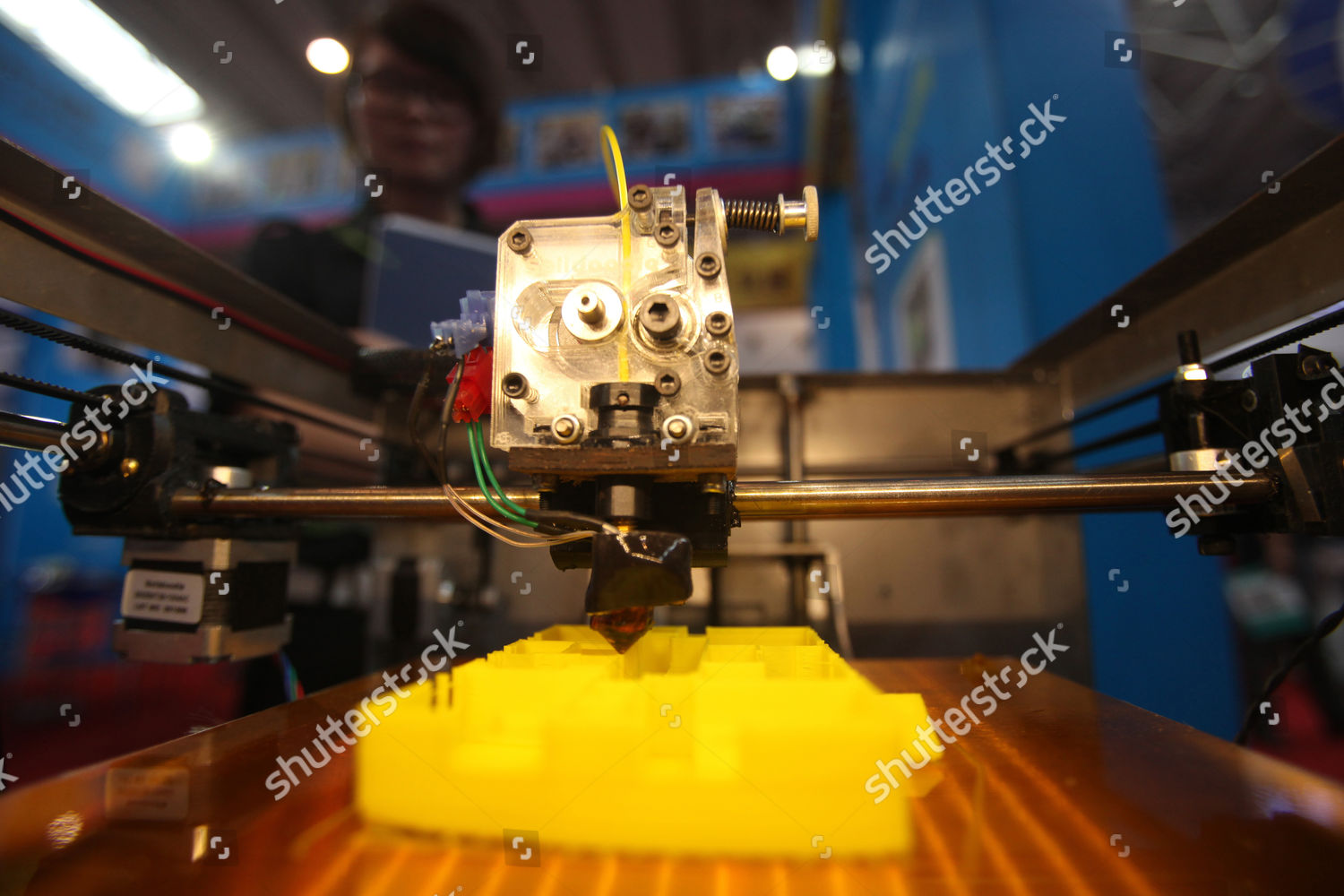 3d Printer Produces Model On Display Editorial Stock Photo - Stock ...