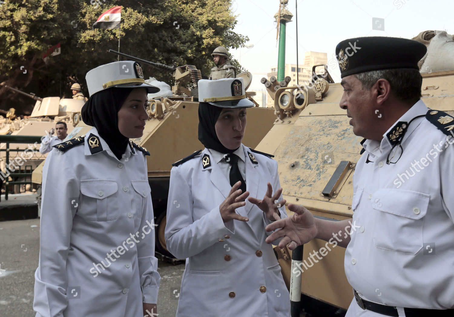 Egyptian Police Officers Seen Start Celebrations Editorial Stock Photo ...