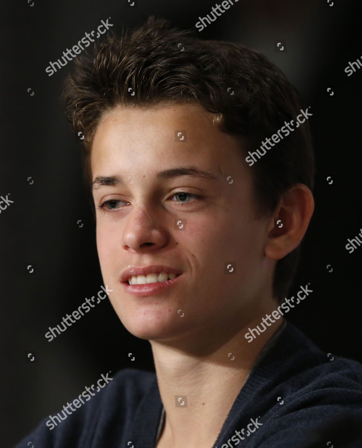 French Actor Fantin Ravat Attends Press Editorial Stock Photo - Stock ...
