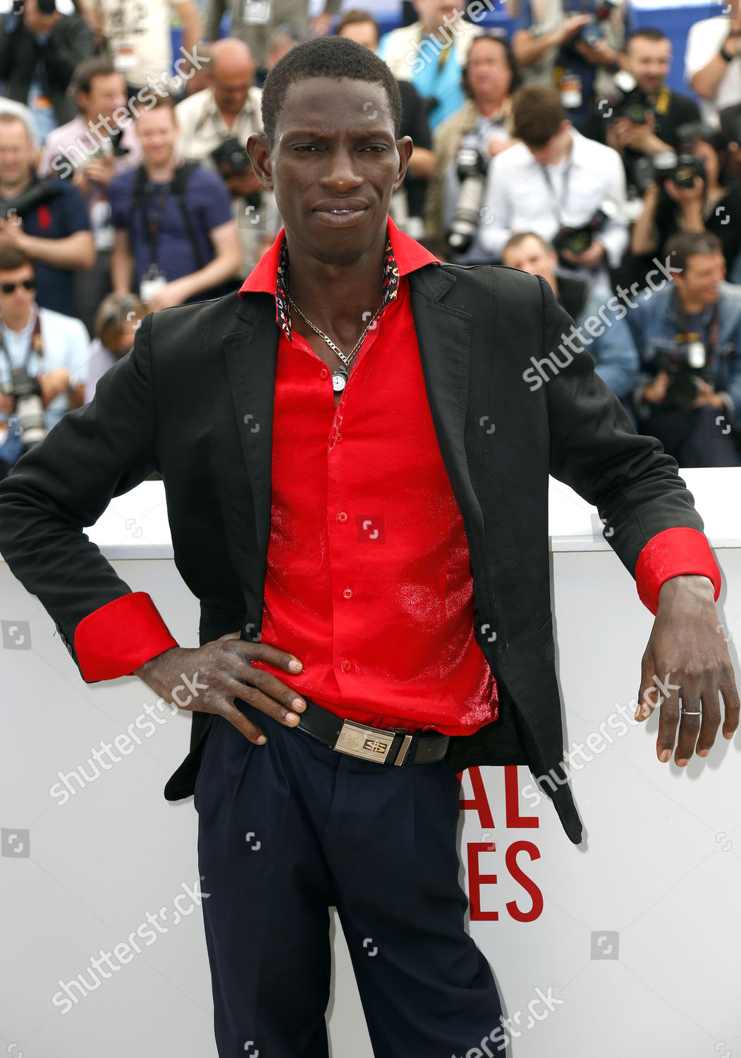 Chadian Actor Souleymane Deme Poses During Editorial Stock Photo ...
