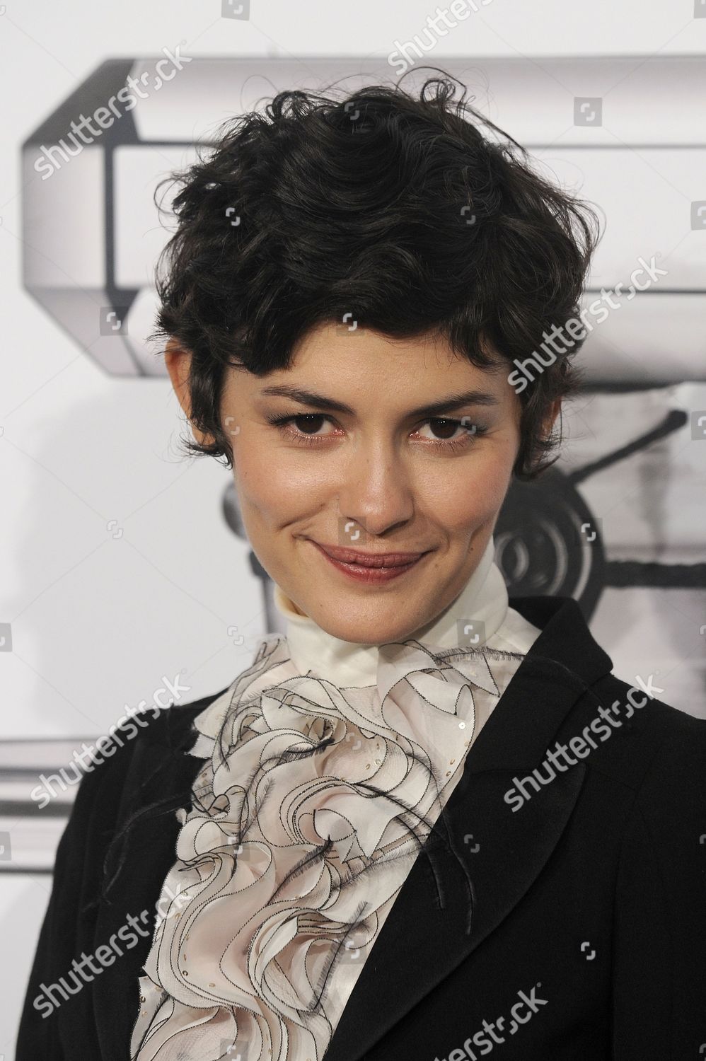 French Actress Audrey Tautou Poses During Editorial Stock Photo - Stock ...
