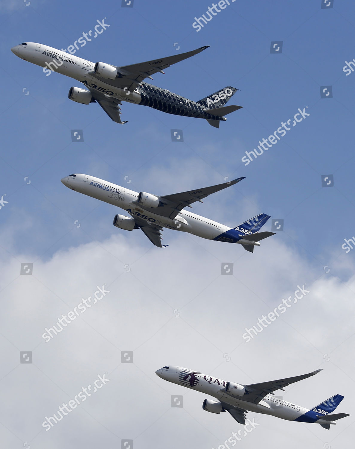 Airbus A350xwb Aircraft Stage Test Flight Editorial Stock Photo - Stock ...