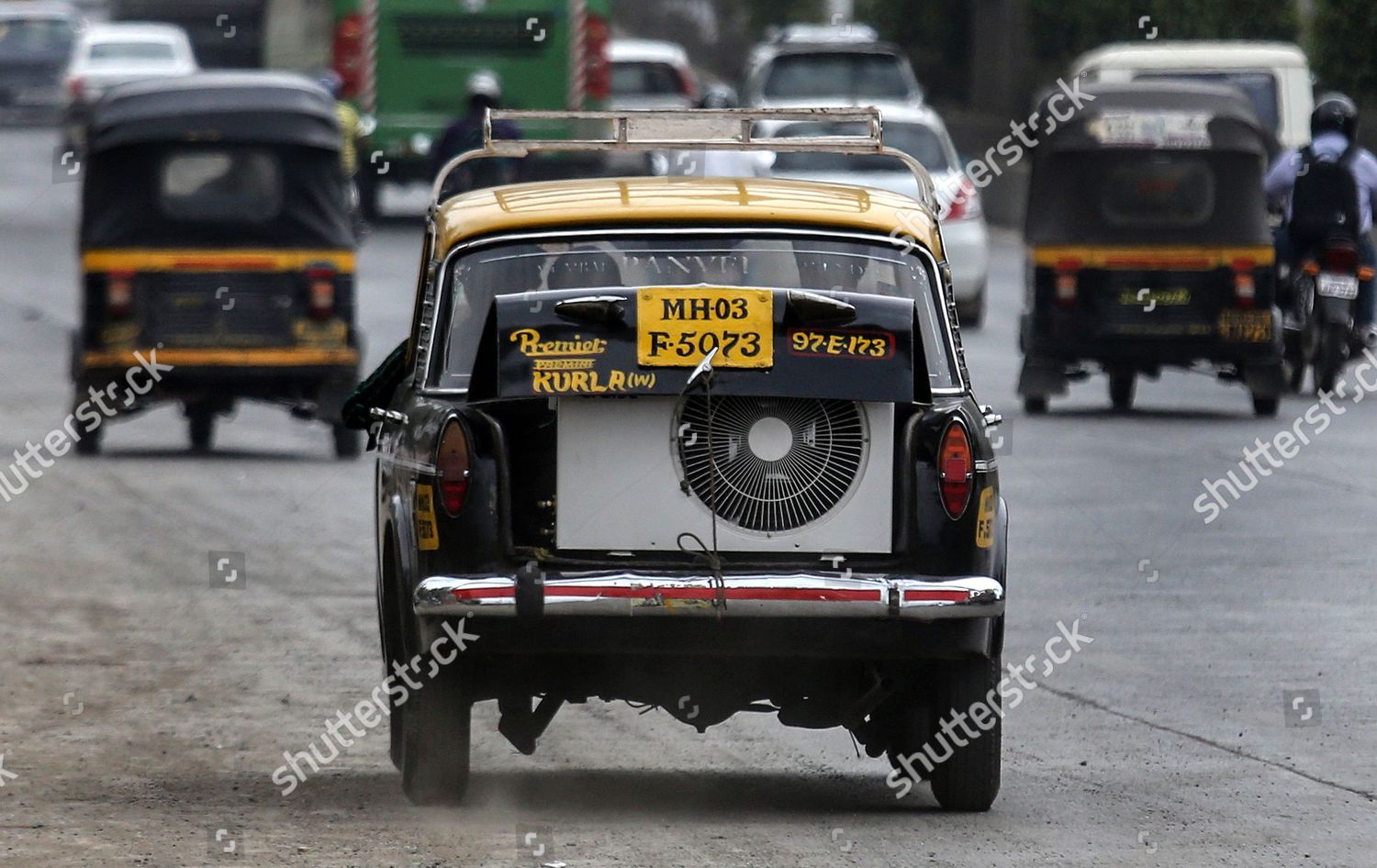 Indian Taxi Driver Carries Air Conditioner Editorial Stock Photo ...
