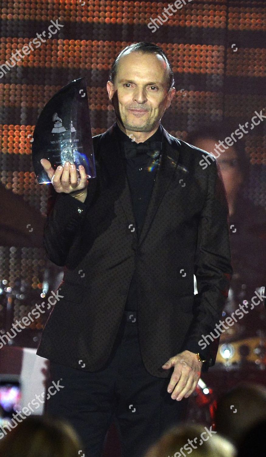 Italianspanish Musician Actor Miguel Bose Holds Editorial Stock Photo ...