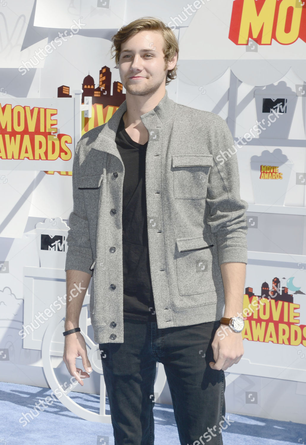 Actor Caleb Ruminer Arrives 2015 Mtv Editorial Stock Photo - Stock ...