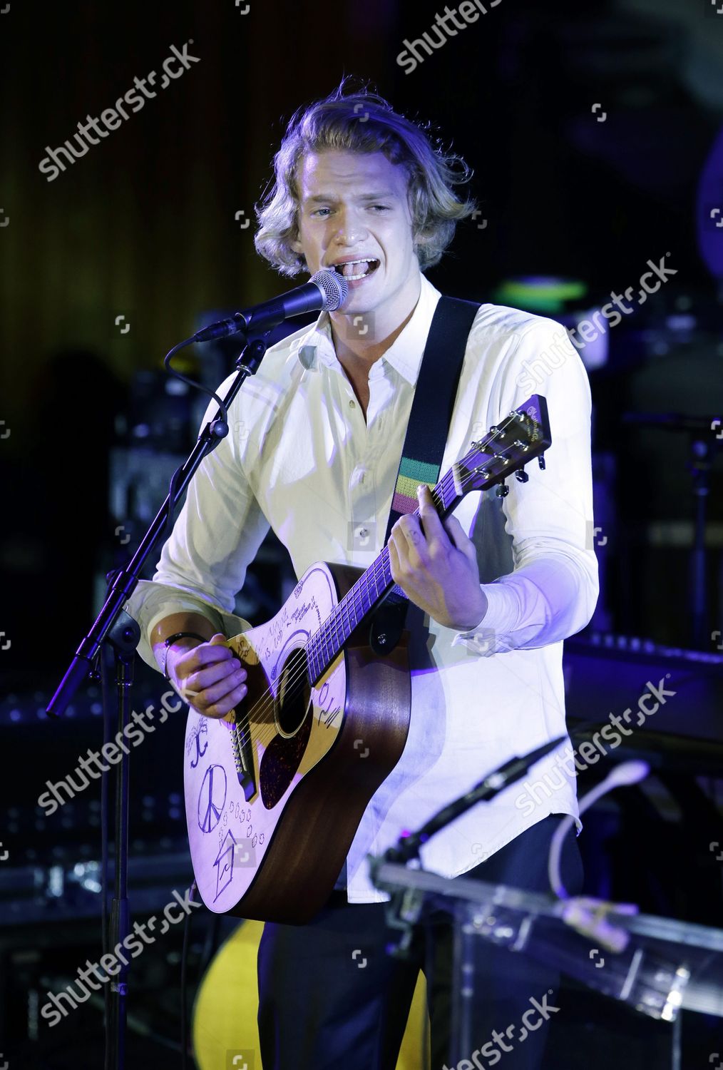 Australian Singer Cody Simpson Performs World Editorial Stock Photo ...