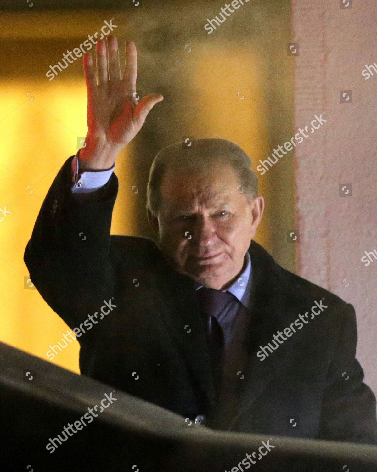 Former Ukrainian President Leonid Kuchma Waves Editorial Stock Photo ...