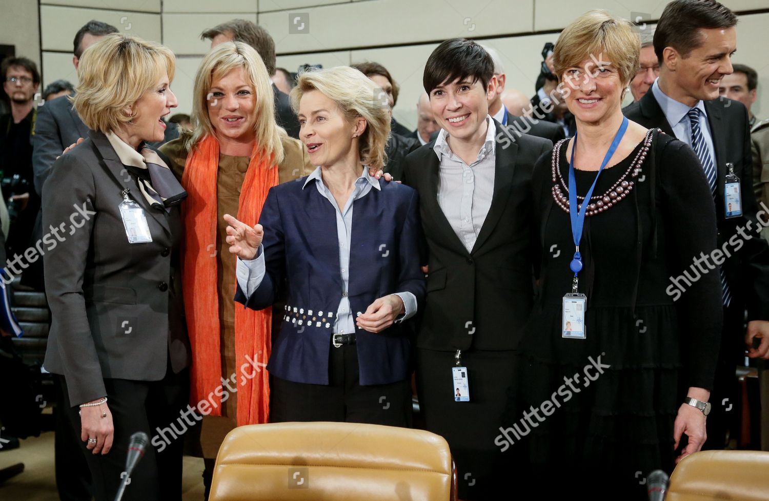 Female Defense Ministers North Atlantic Treaty Editorial Stock Photo ...