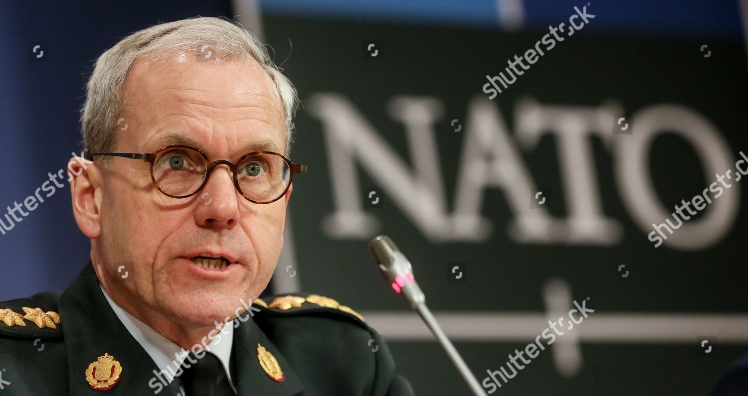 Danish General Knud Bartels Chairman Nato Editorial Stock Photo - Stock ...