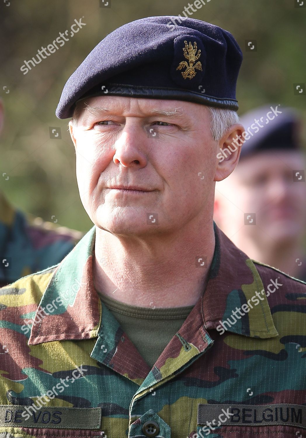 Major General Hubert De Vos Belgiums Editorial Stock Photo - Stock ...