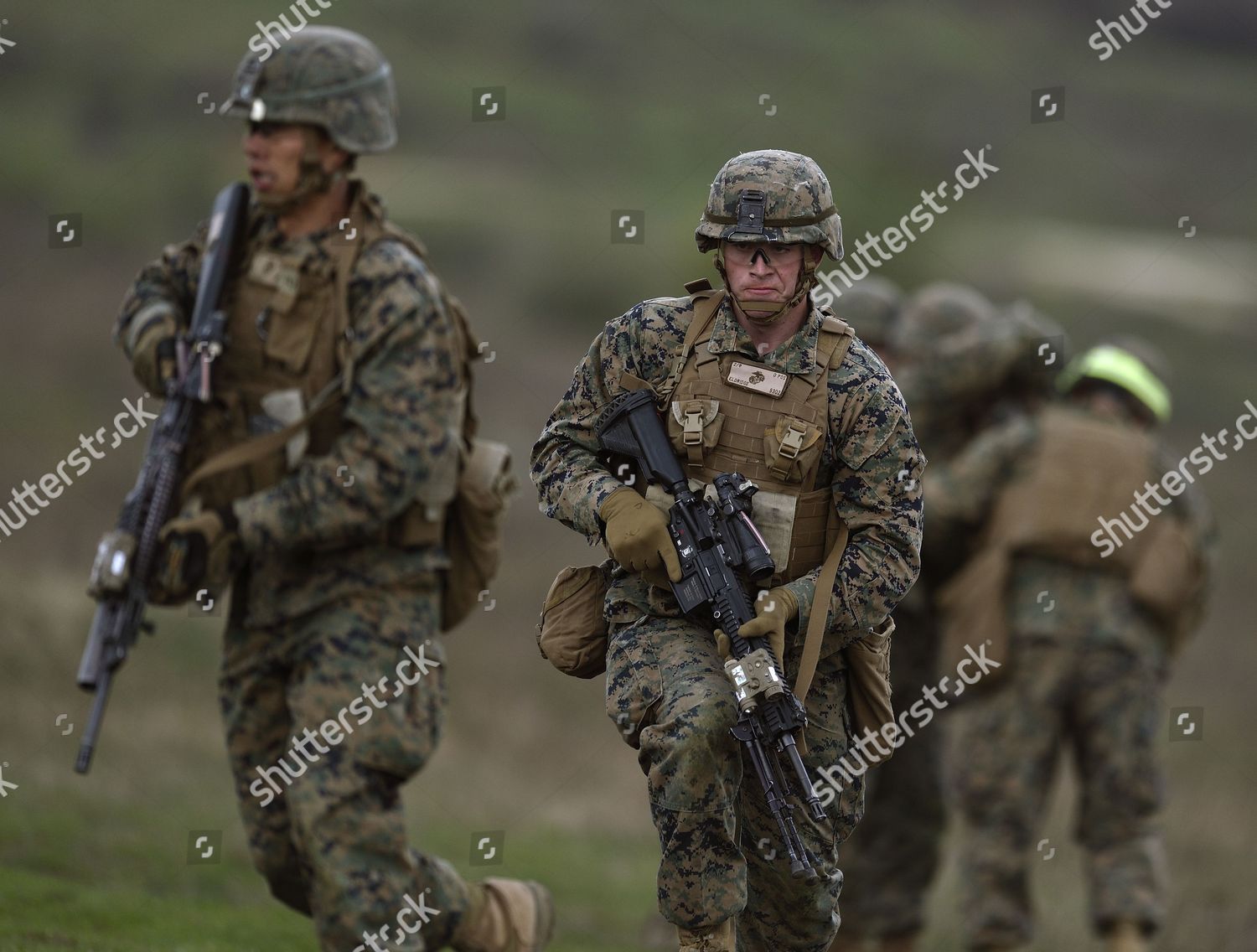Us Marines Action During Military Exercise Editorial Stock Photo ...