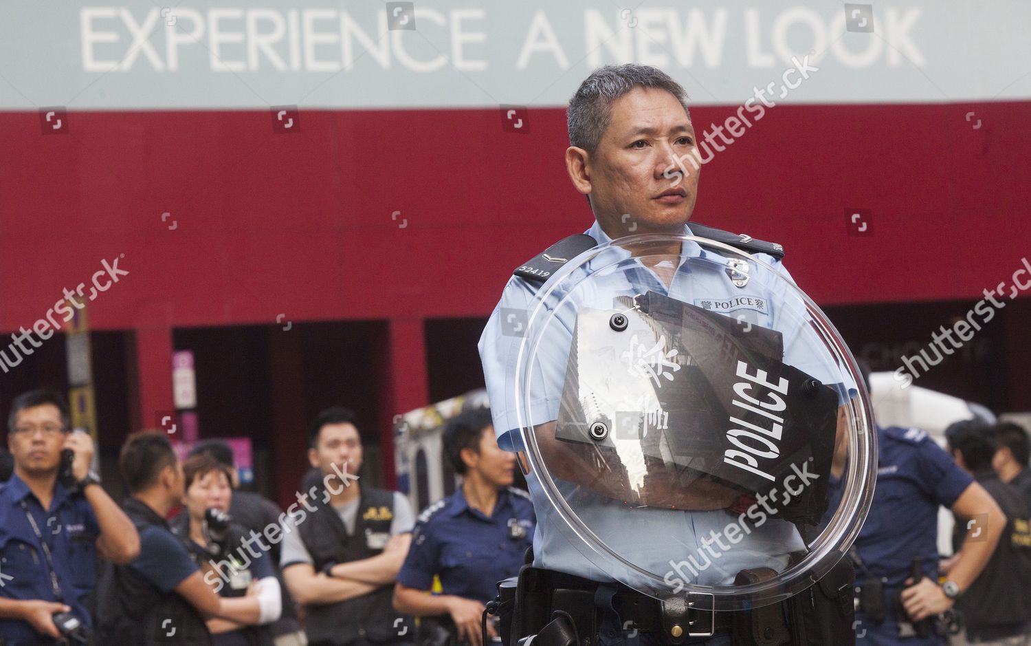 Hong Kong Police Officers Seen After Editorial Stock Photo - Stock ...