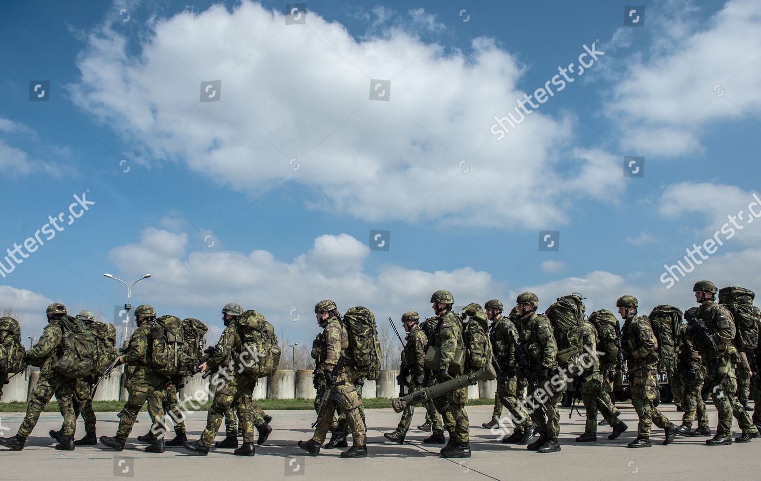 Czech Army Soldiers 43rd Airborne Battalion Editorial Stock Photo ...
