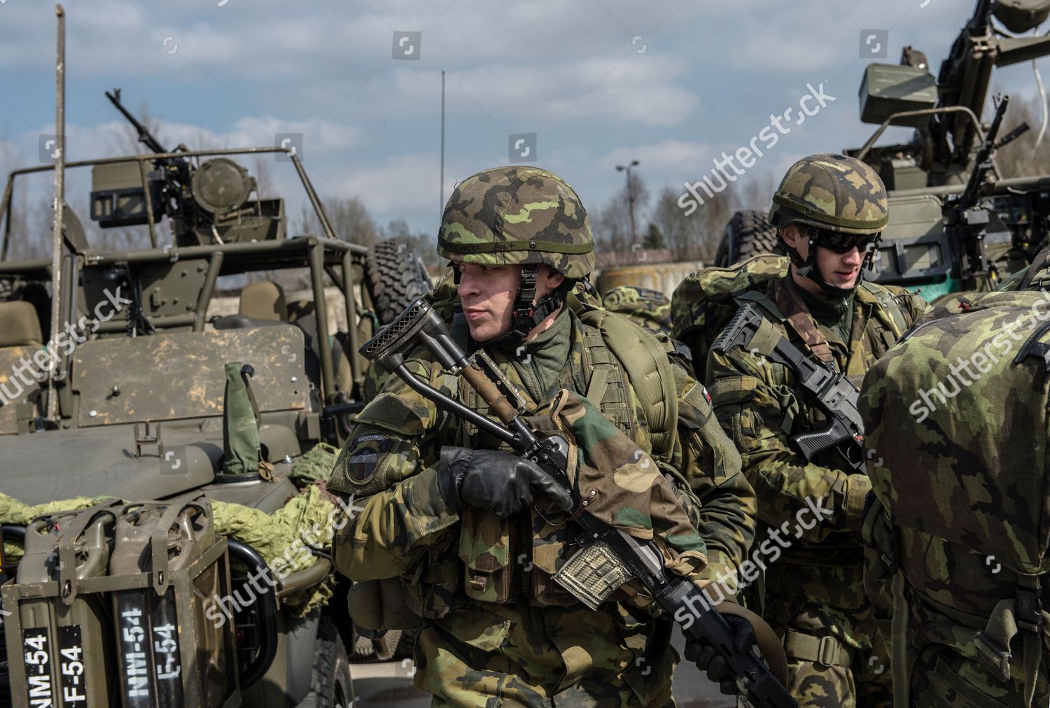 Czech Army Soldiers 43rd Airborne Battalion Editorial Stock Photo ...