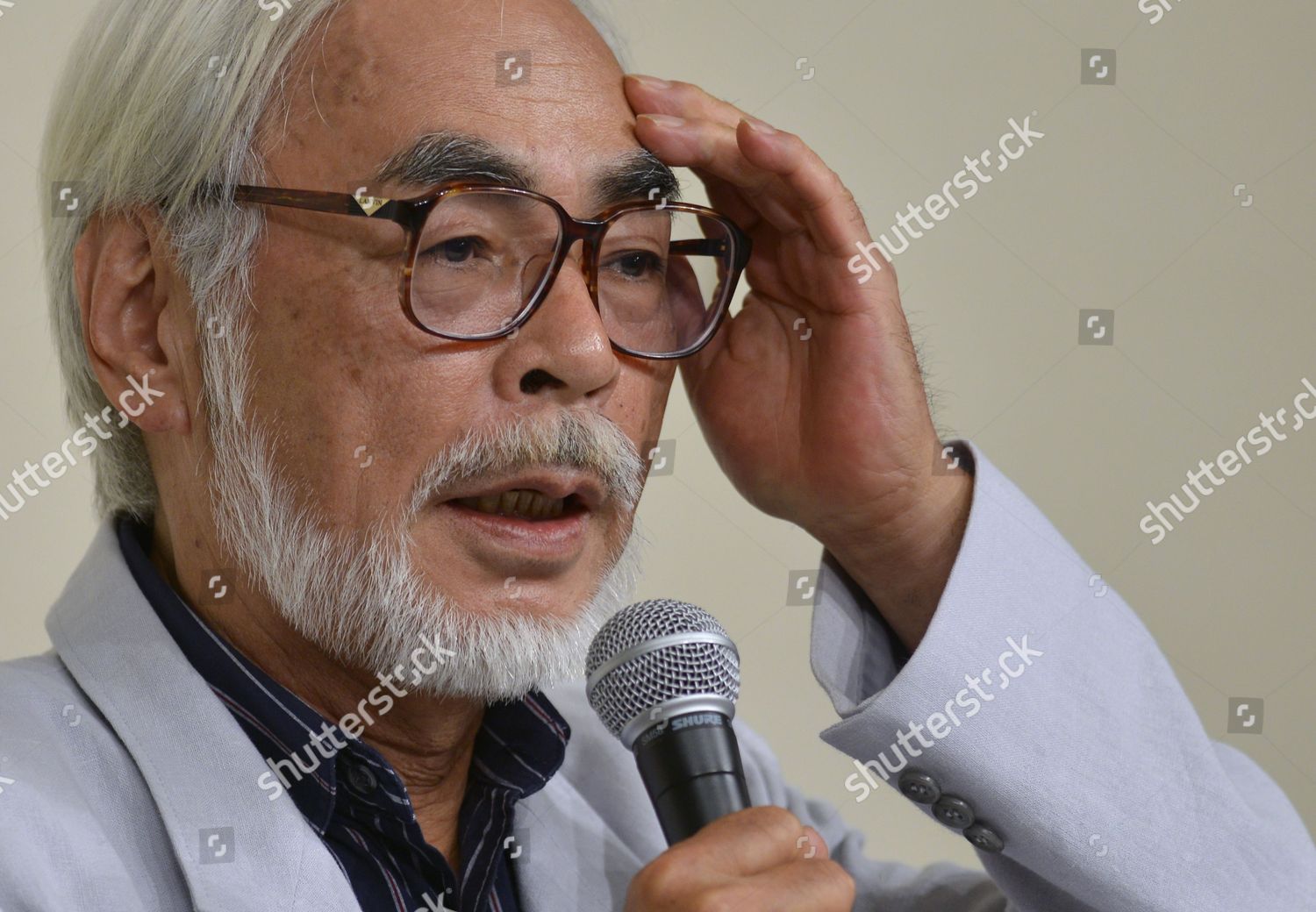Japanese Film Director Animator Hayao Miyazaki Editorial Stock Photo ...
