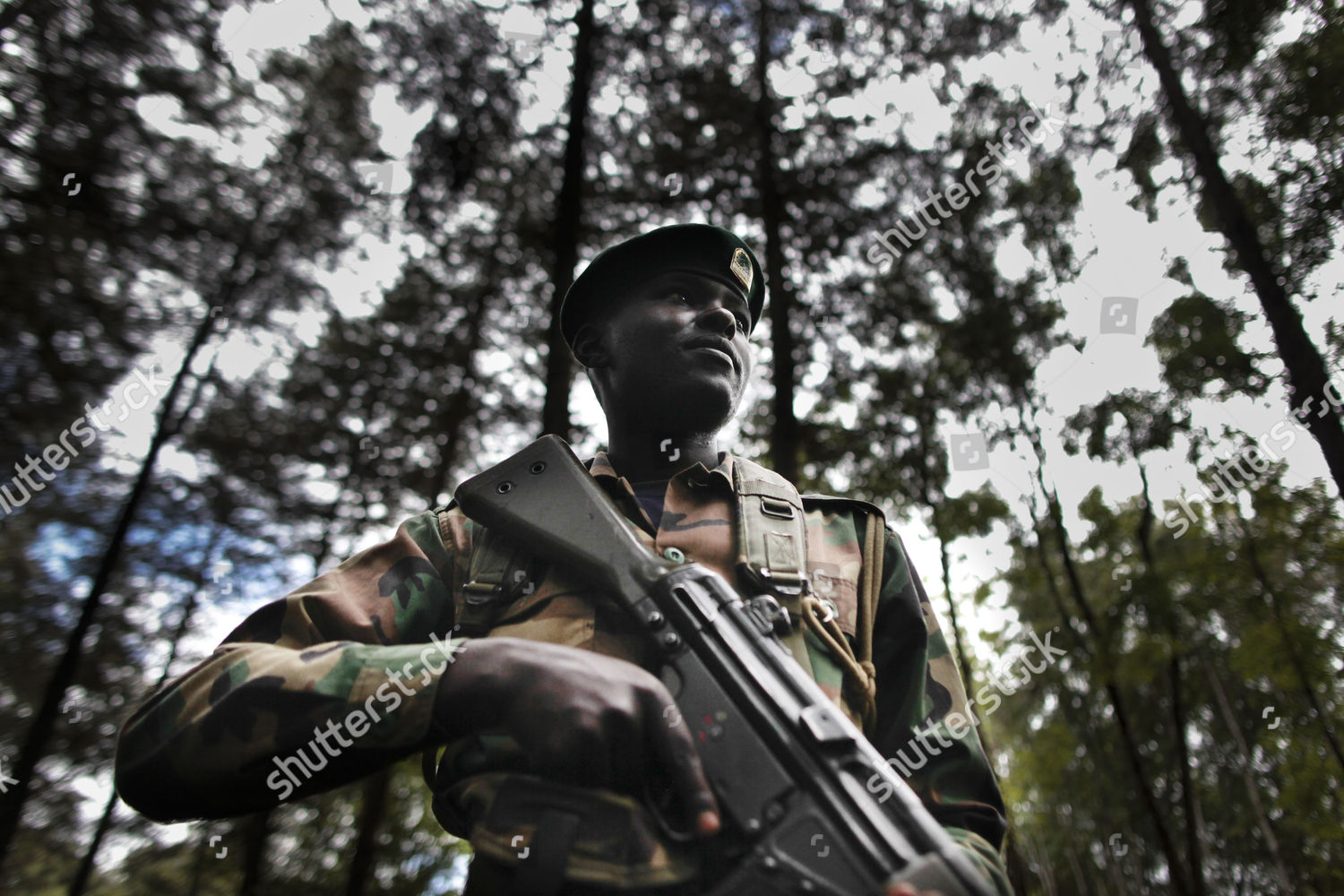 Kenyan Ranger Patrols During Antipoaching Training Editorial Stock ...