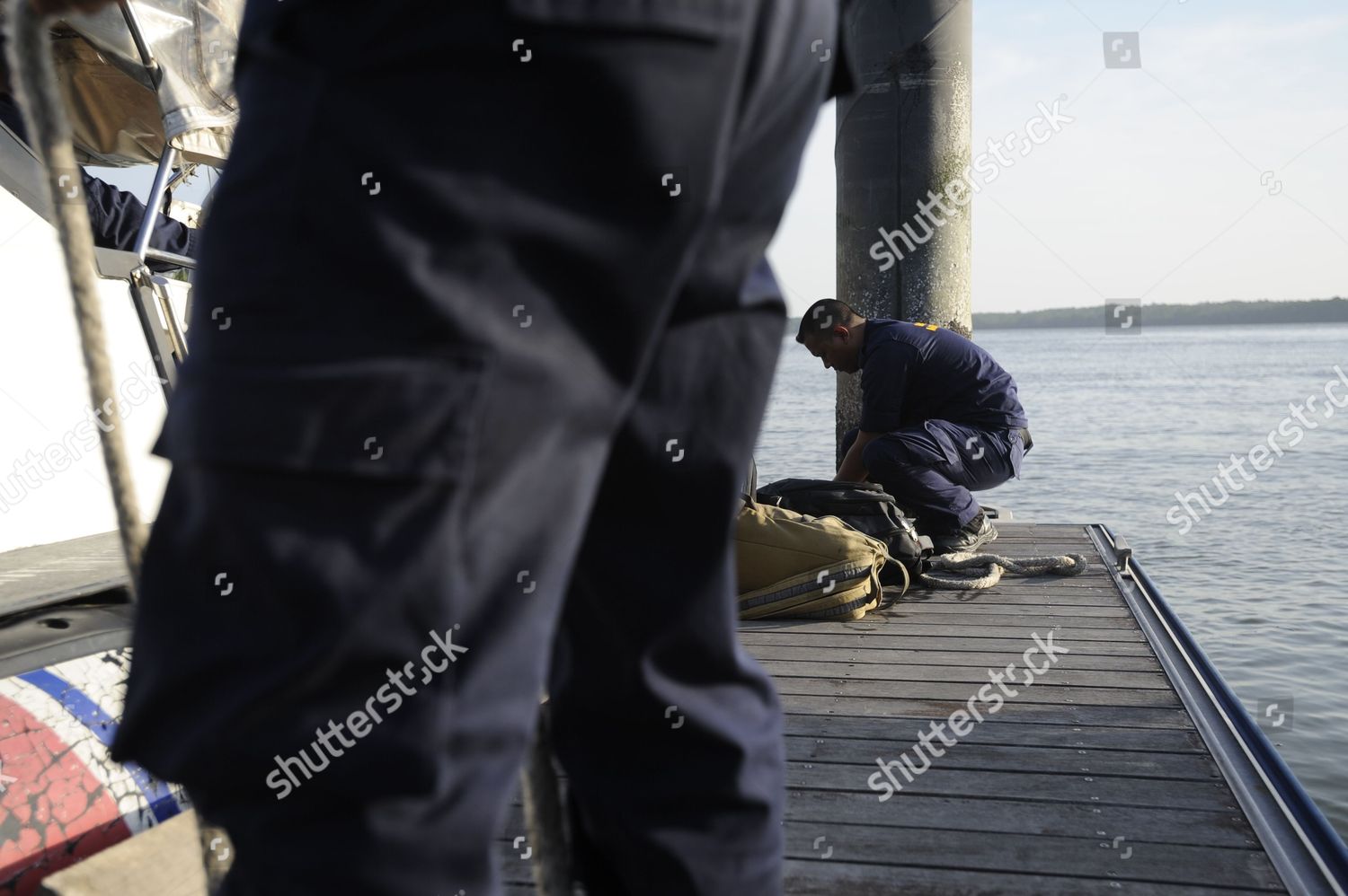 Officers Malaysian Maritime Enforcement Agency Secure Editorial Stock ...