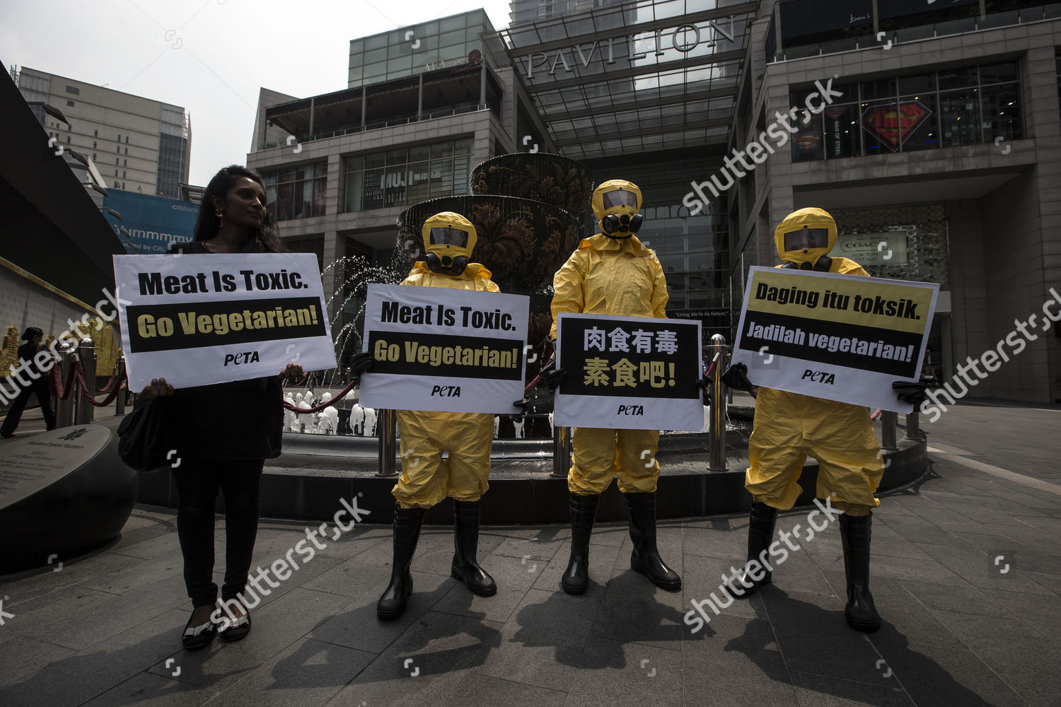 Activists People Ethical Treatment Animals Peta Editorial Stock Photo ...