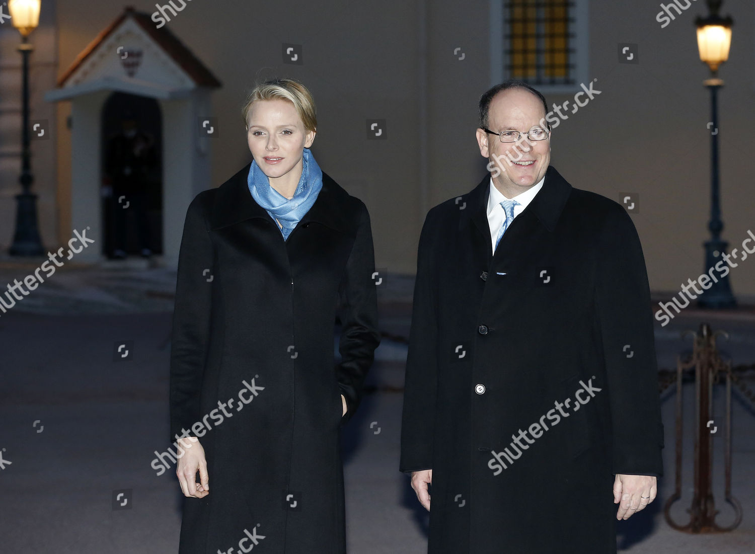 Monacos Prince Albert Ii His Wife Editorial Stock Photo - Stock Image ...