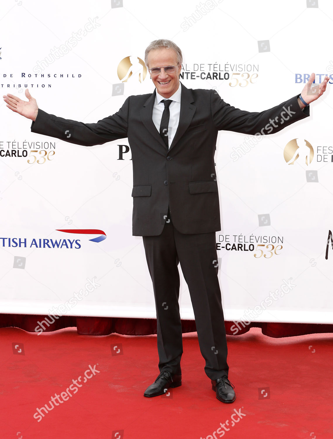 French Actor Christophe Lambert Poses During Editorial Stock Photo ...