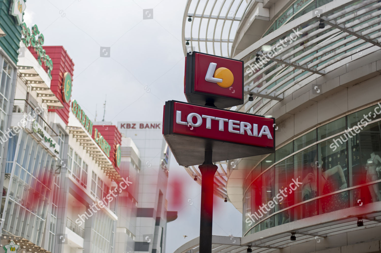 New Sign Board Lotteria Seen Junction Editorial Stock Photo - Stock ...