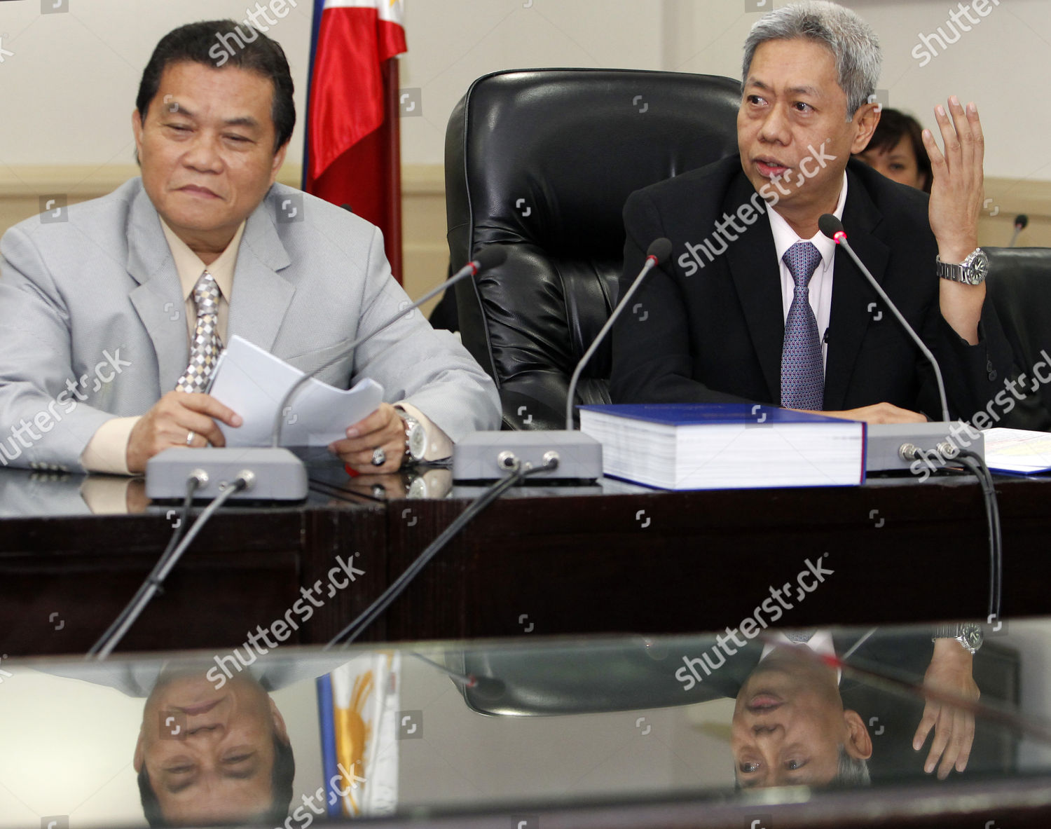 Filipino National Bureau Investigation Nbi Director Editorial Stock ...