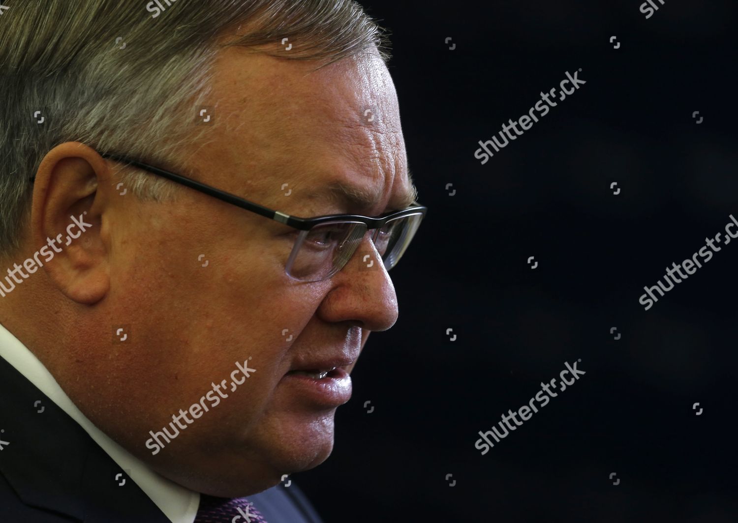 Andrey Kostin President Chairman Management Board Editorial Stock Photo ...
