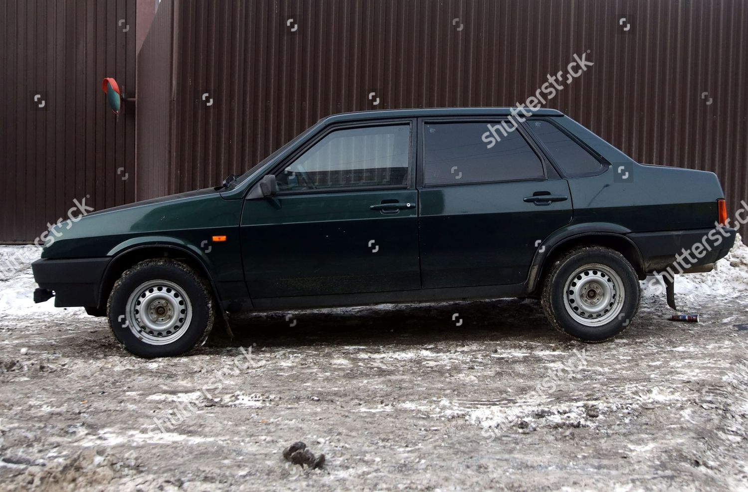 Lada Samara Car Seen On Road Editorial Stock Photo - Stock Image ...