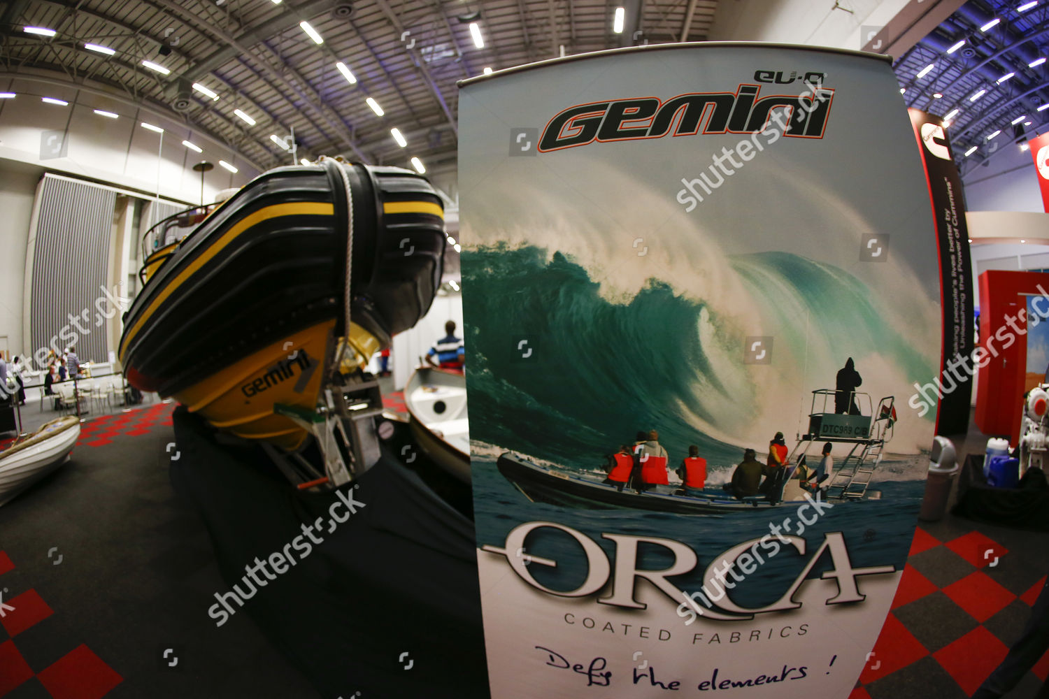 Gemini Rigid Inflatable Boats Rib Used Editorial Stock Photo - Stock ...