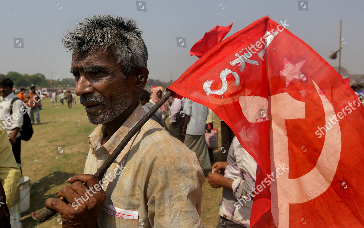 Communist Party India Marxist Cpim Activists Editorial Stock Photo ...