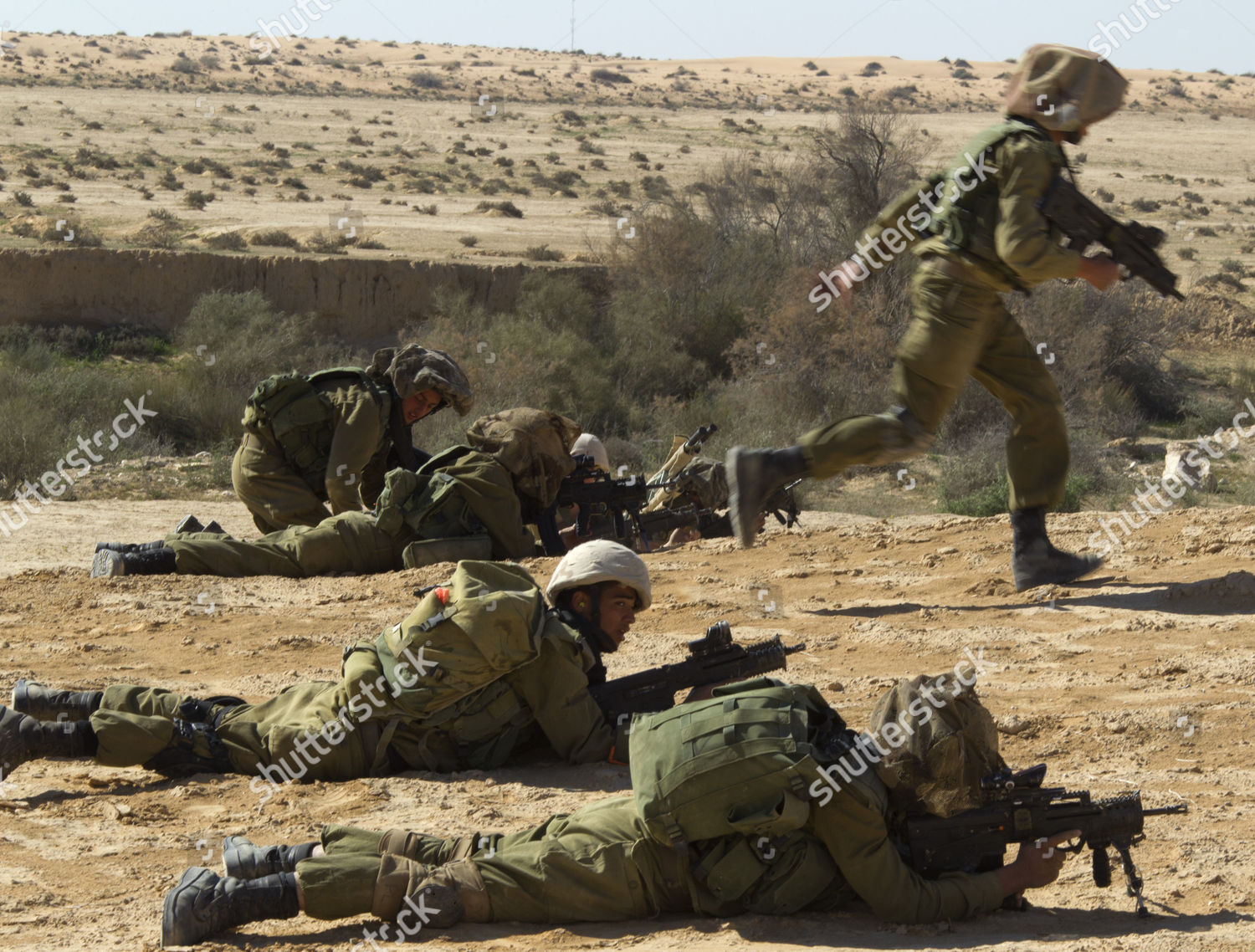 Israeli Soldiers Givati Infantry Brigade Advance Editorial Stock Photo ...