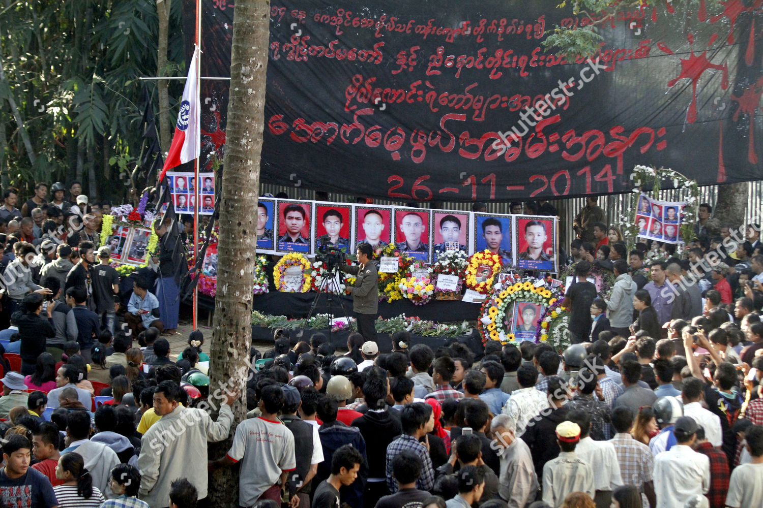 Rakhine People Attend Memorial Ceremony Late Editorial Stock Photo ...