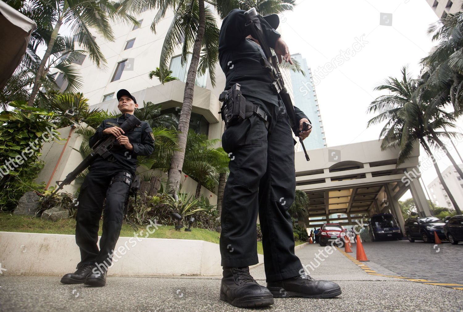 Filipino Members Special Weapons Tactics Swat Editorial Stock Photo ...