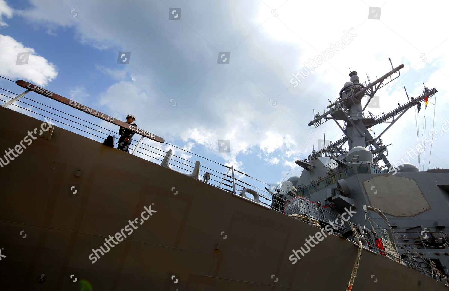 Us Navy Commanding Officer Speaks On Editorial Stock Photo - Stock ...
