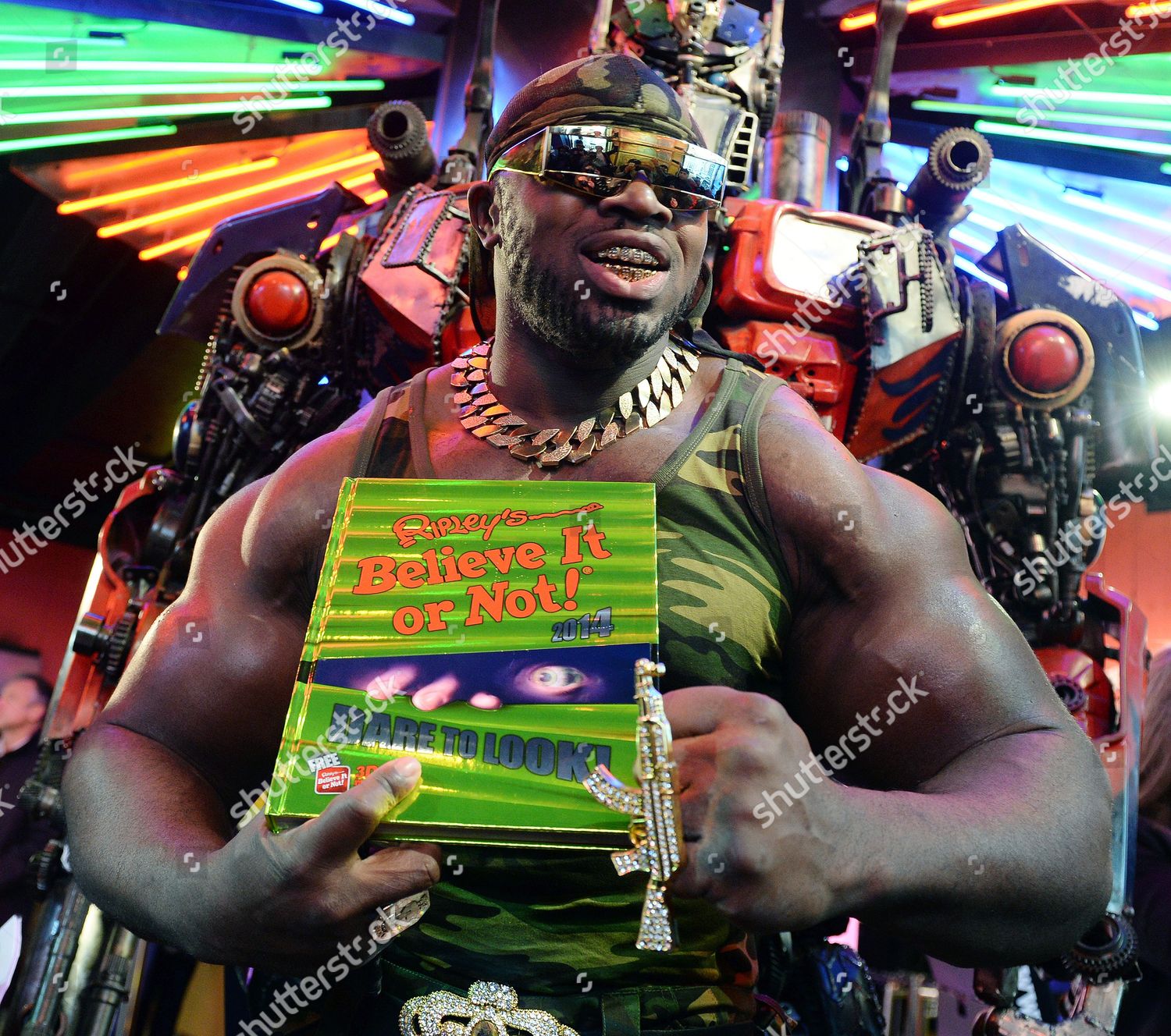 BRITISH-GHANAIAN BODY BUILDER ANDREW HARRIS AKA Editorial Stock Photo ...