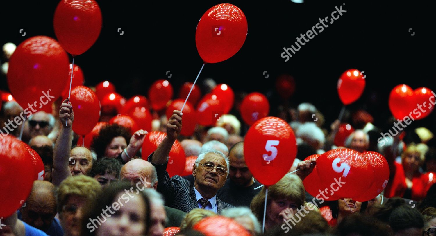 Supporters Bulgarian Socialist Party Bsp Wave Editorial Stock Photo ...
