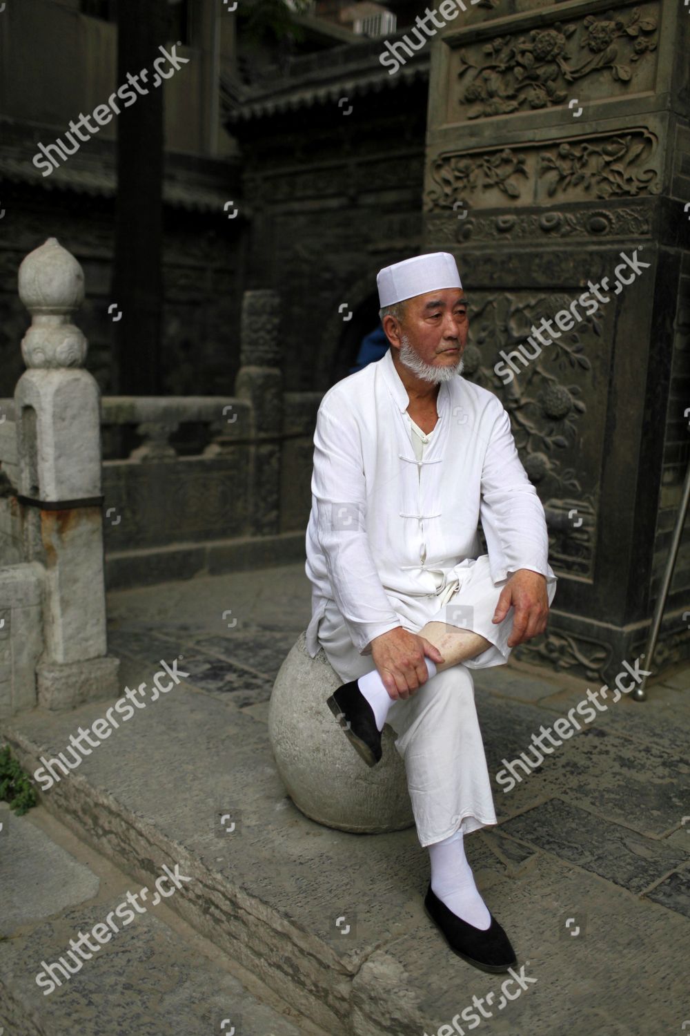 Chinese Ethnic Hui Minority Muslim Waits Editorial Stock Photo - Stock ...