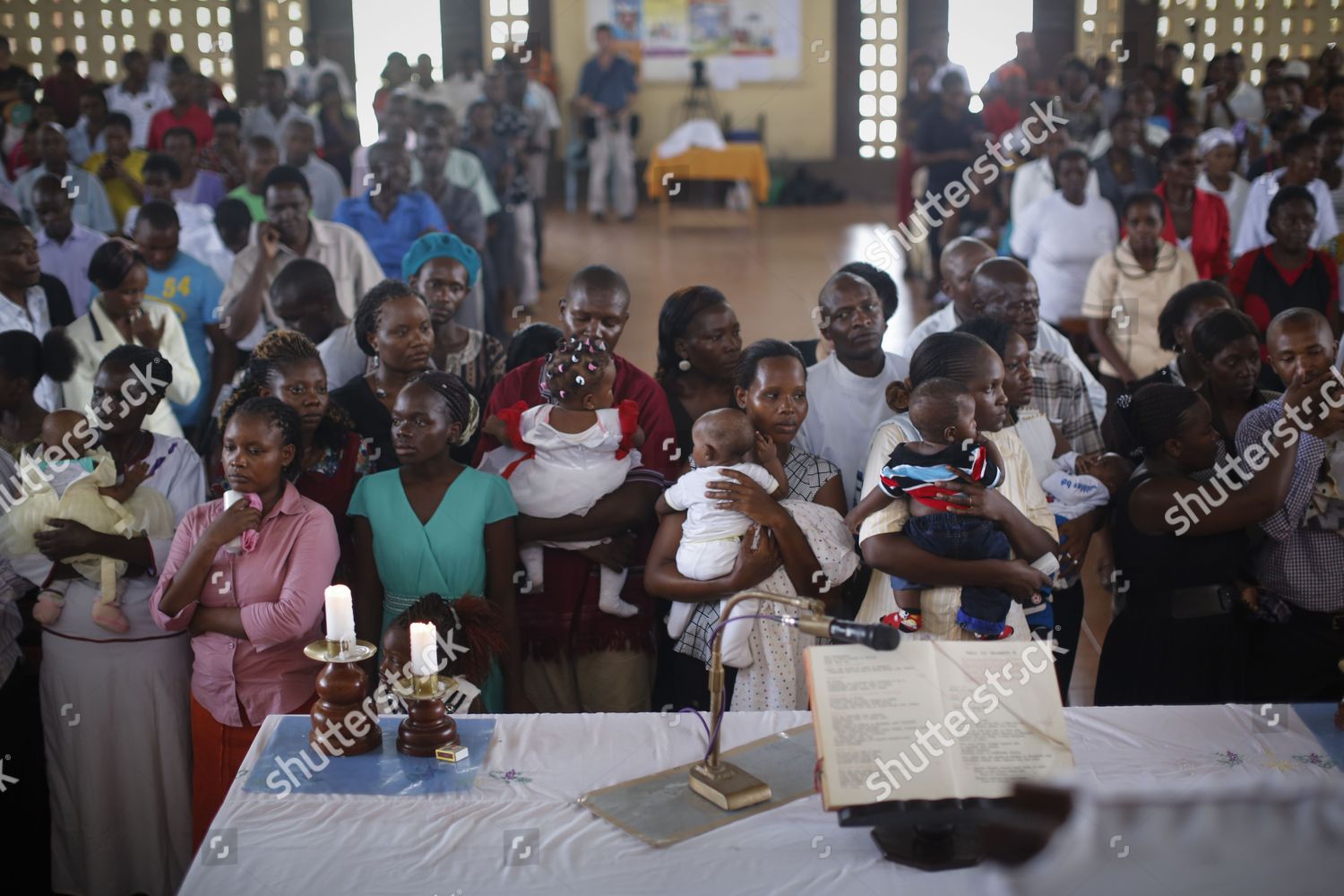 Kenyan Christians Gather They Offer Prayers Editorial Stock Photo ...
