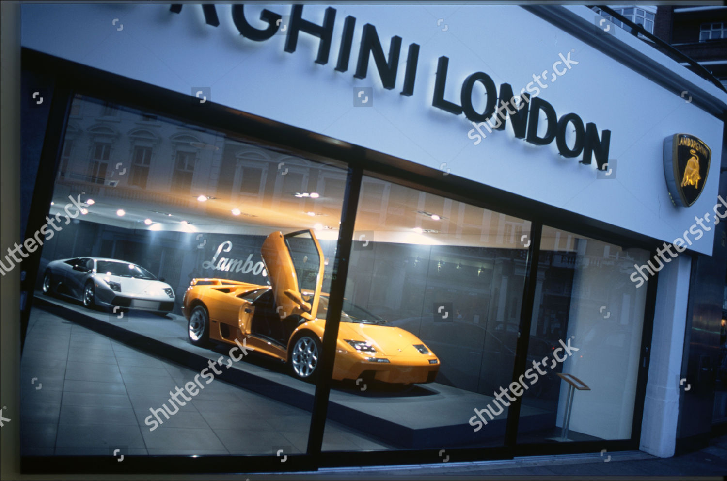 LAMBORGHINI SHOWROOM SOUTH KENSINGTON LONDON ENGLAND Editorial Stock ...