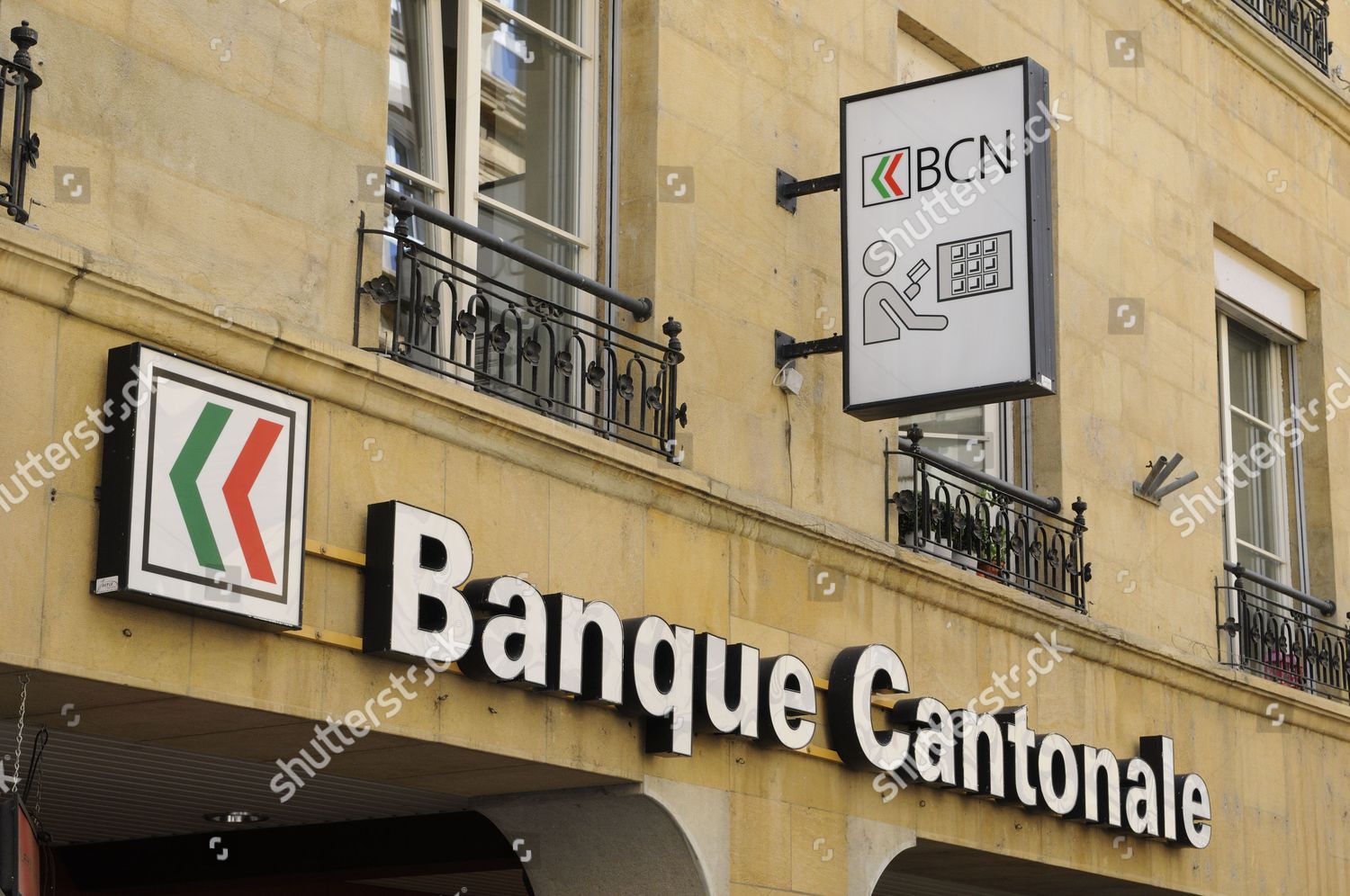 Logo Banque Cantonale Neuchateloise Neuchatel Switzerland Editorial ...