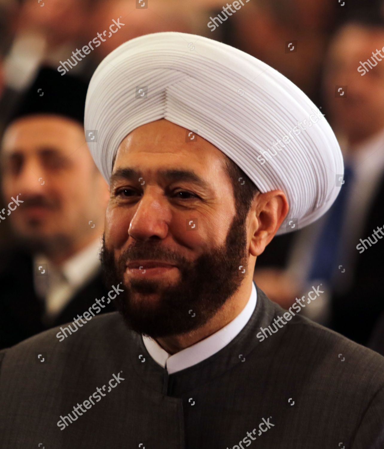 Syrias Grand Mufti Ahmed Hassoun Attends Editorial Stock Photo - Stock ...