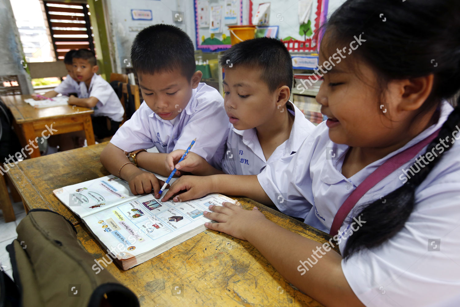 Thai School Children Grade Three Learn Editorial Stock Photo - Stock ...