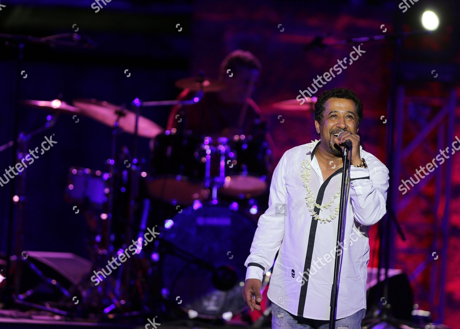 Algerian Rai Singer Cheb Khaled Performs Editorial Stock Photo - Stock ...