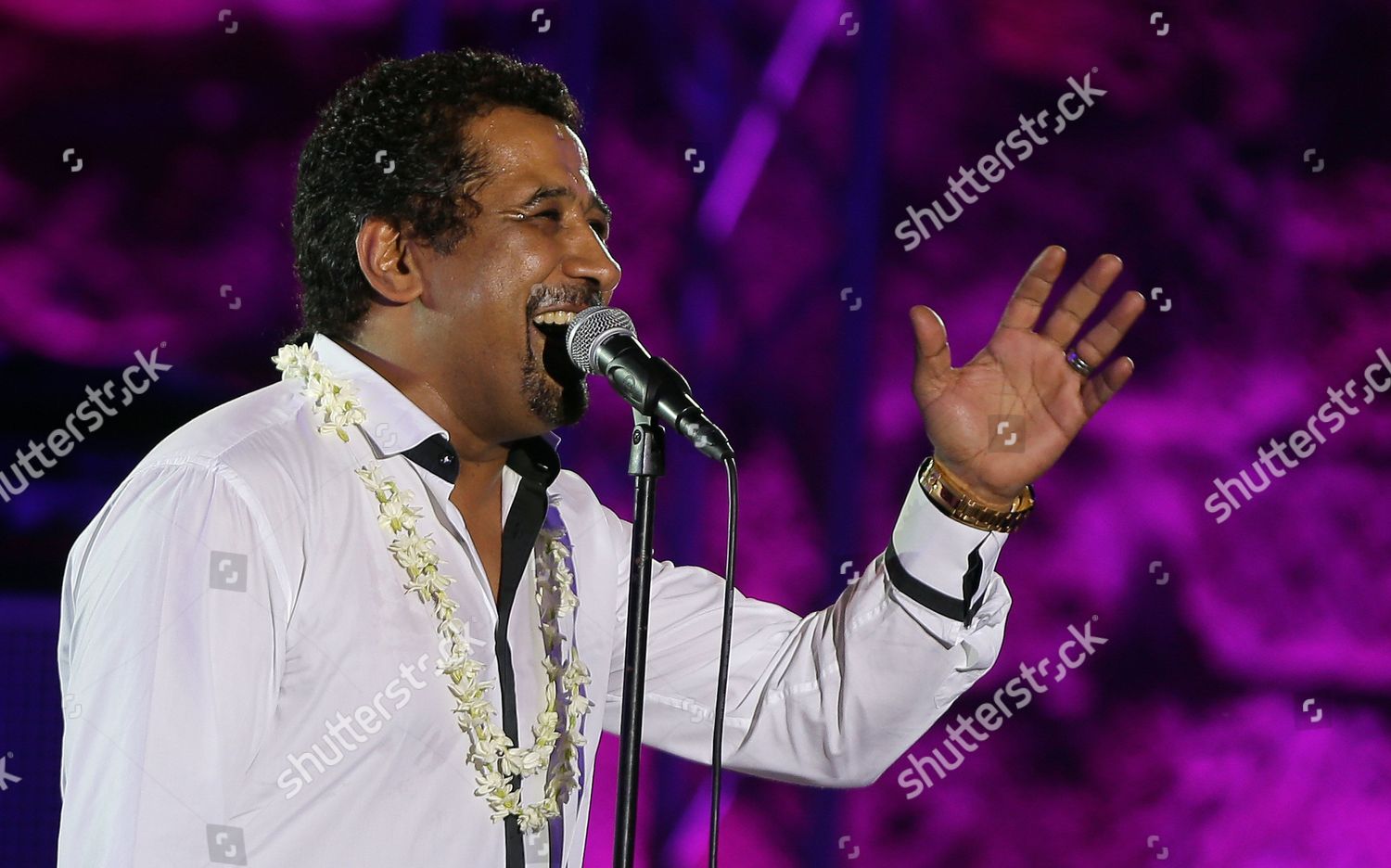 Algerian Rai Singer Cheb Khaled Performs Editorial Stock Photo - Stock ...