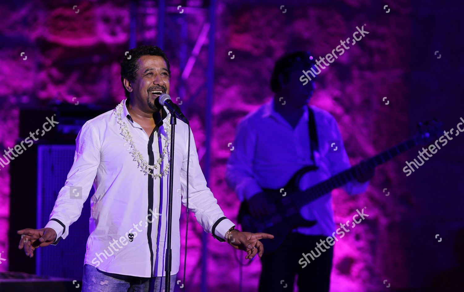 Algerian Rai Singer Cheb Khaled Performs Editorial Stock Photo - Stock ...