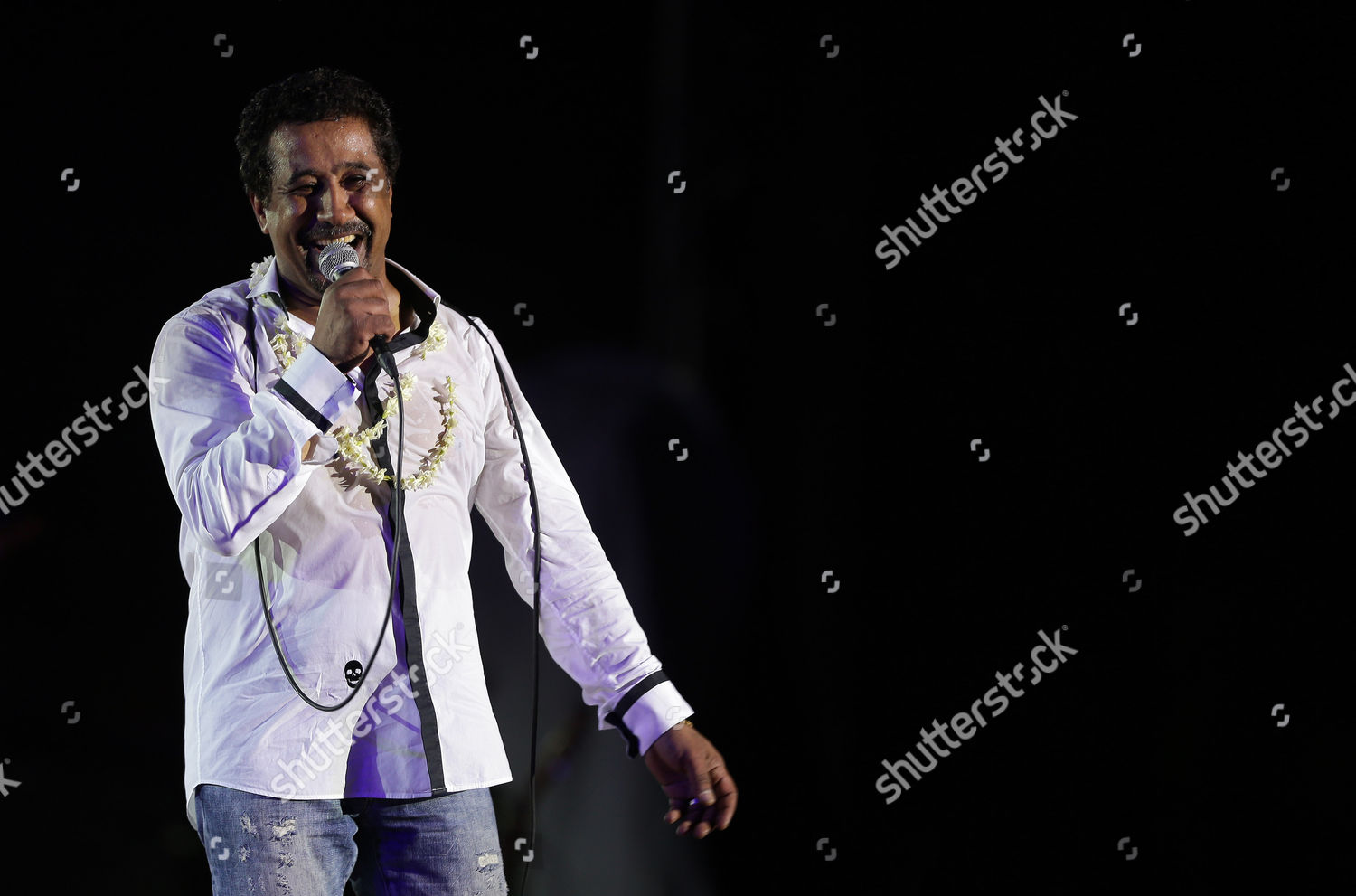 Algerian Rai Singer Cheb Khaled Performs Editorial Stock Photo - Stock ...